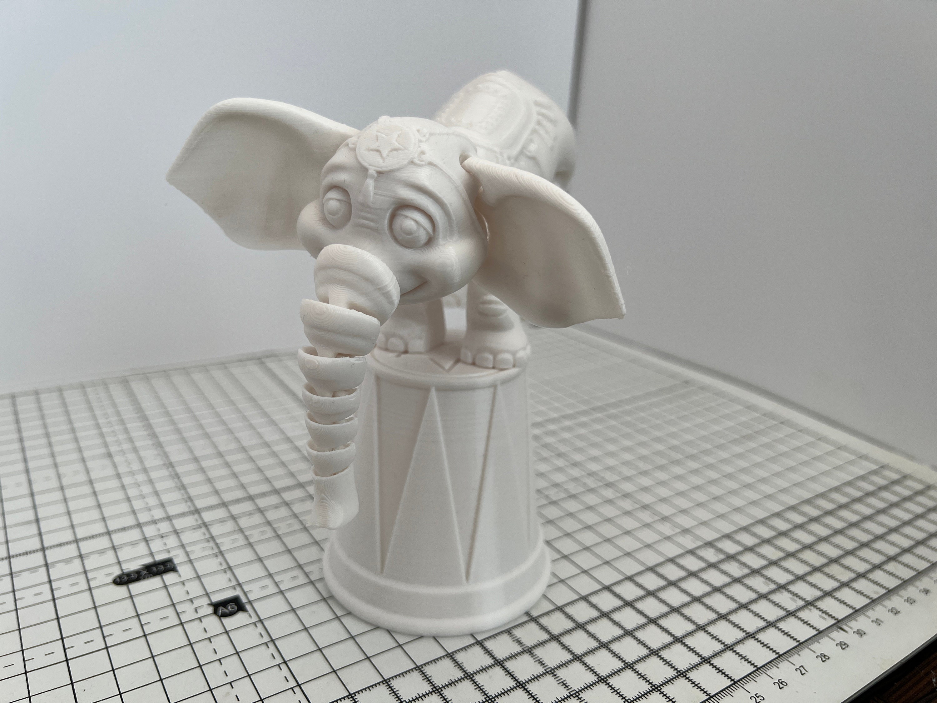 3D Printed Flexi Elephant With Stand Balancing Circus Flexi - Etsy