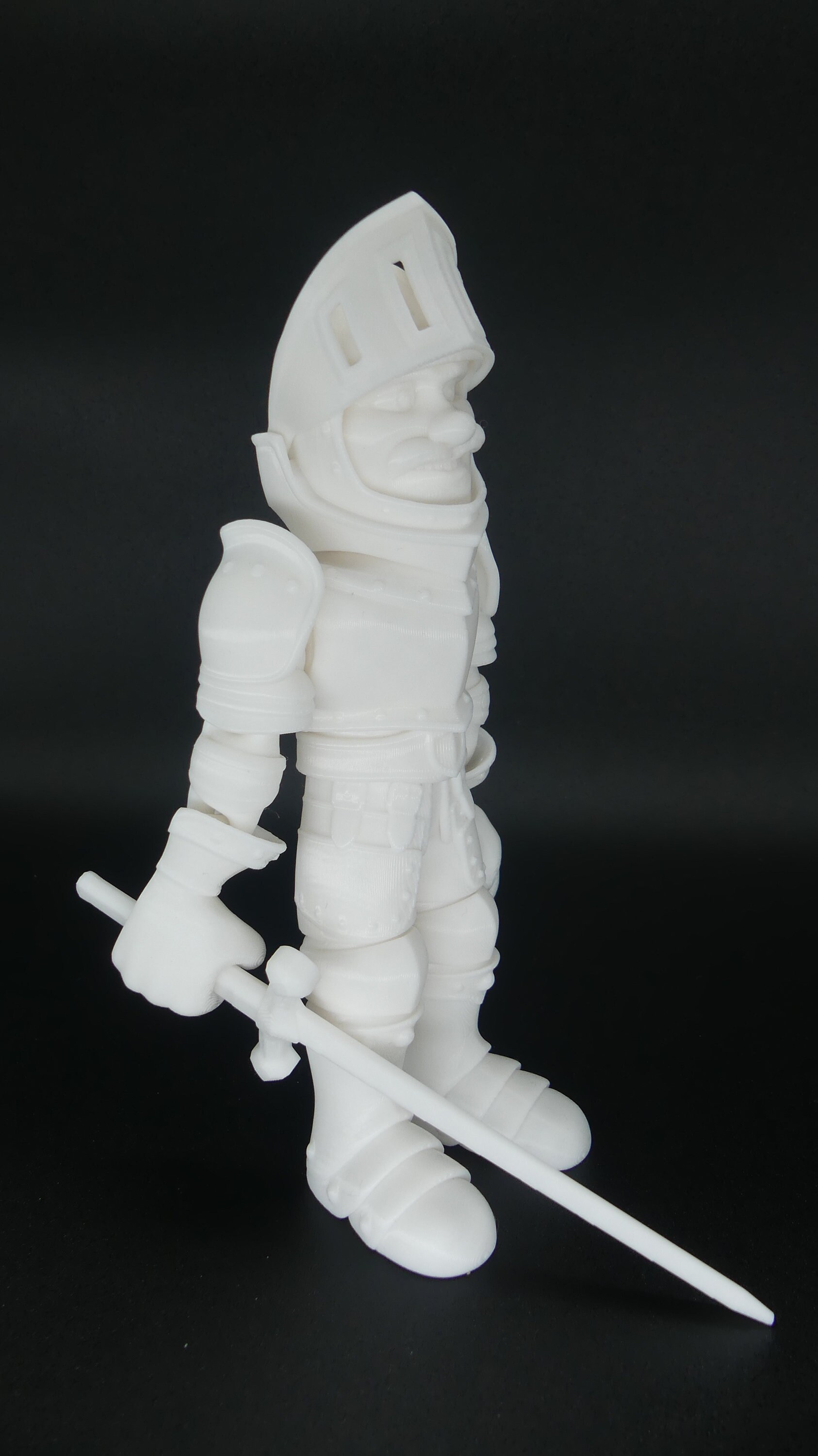 3D Printed Knight With Sword Flexi Factory - Etsy