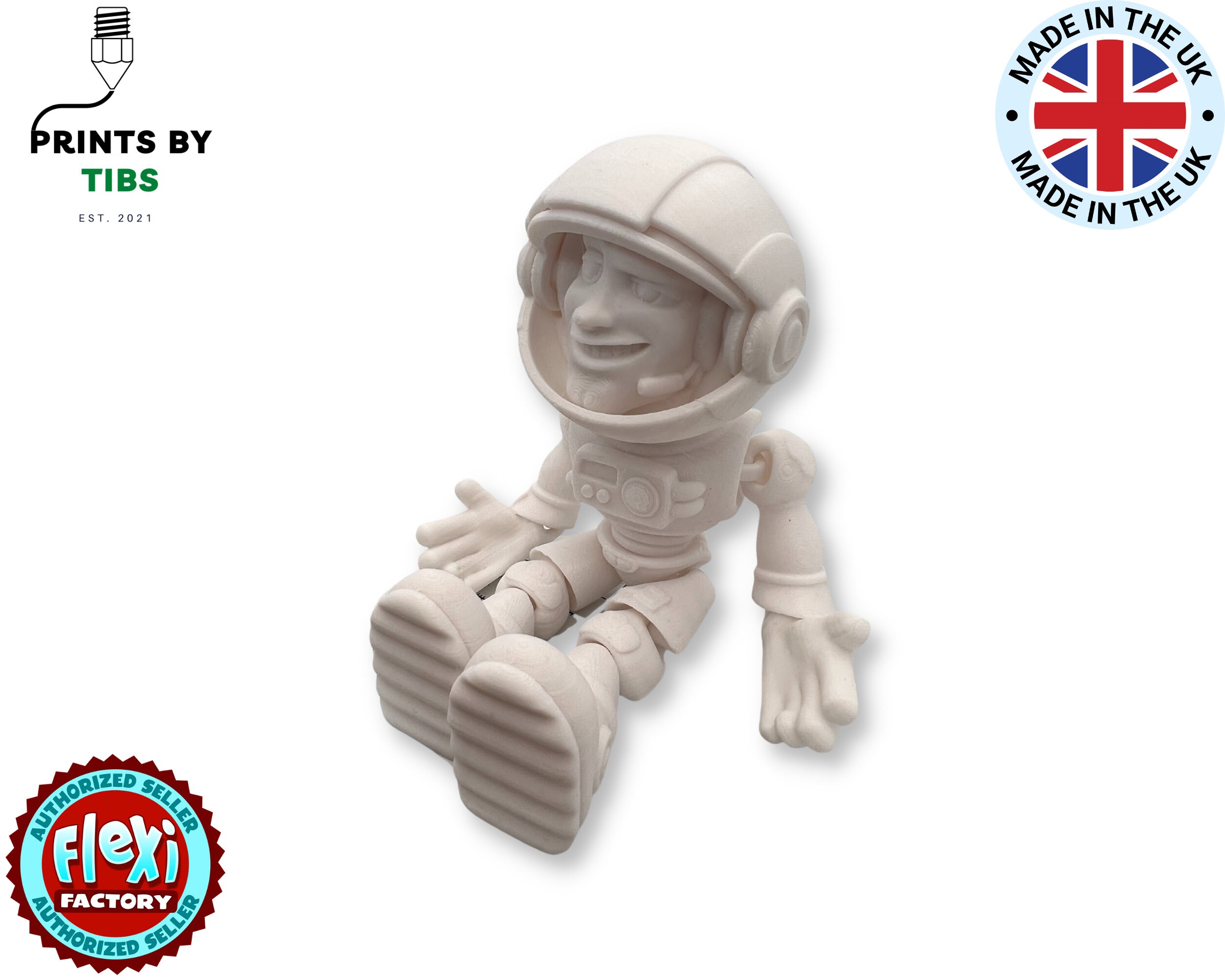 3D Printed Flexi Astronaut Space Man Flexi Factory - Etsy