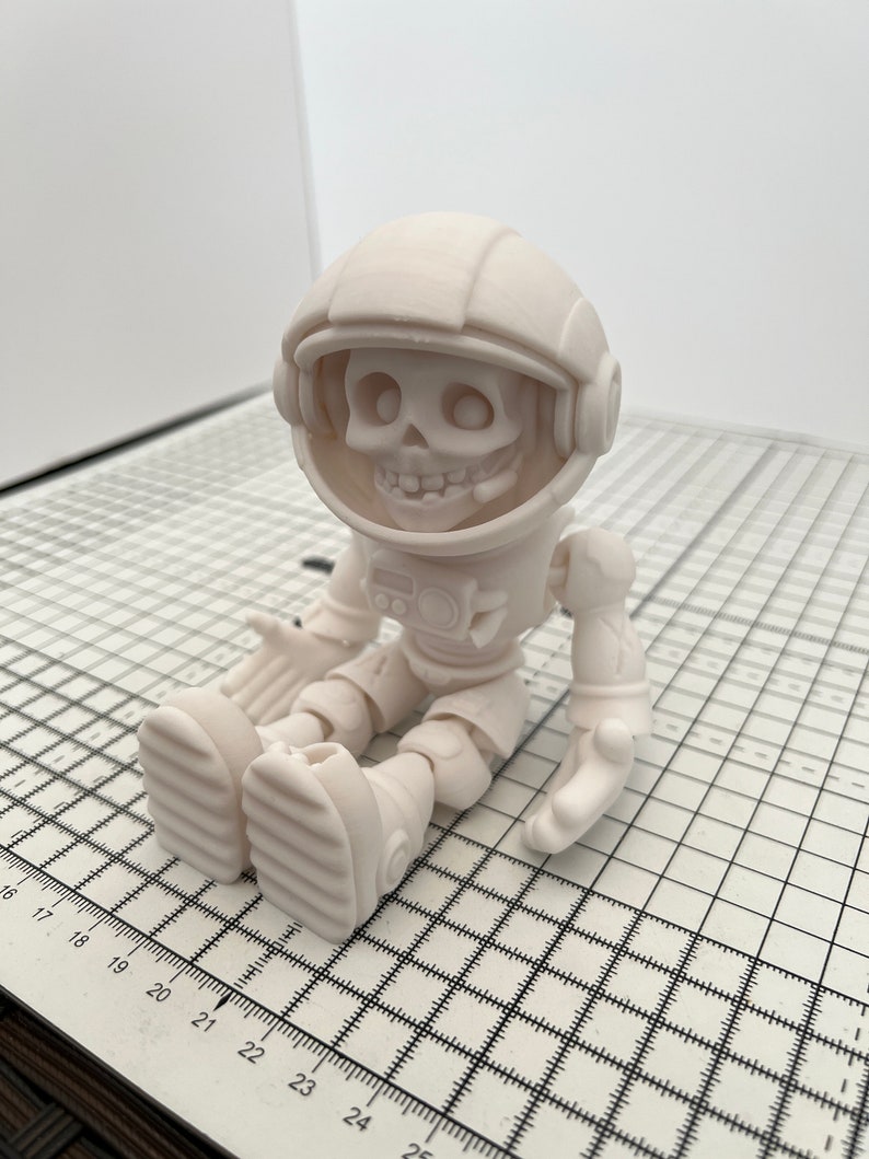 3D Printed Flexi Astronaut Skeleton Space Man Flexi Factory - Etsy