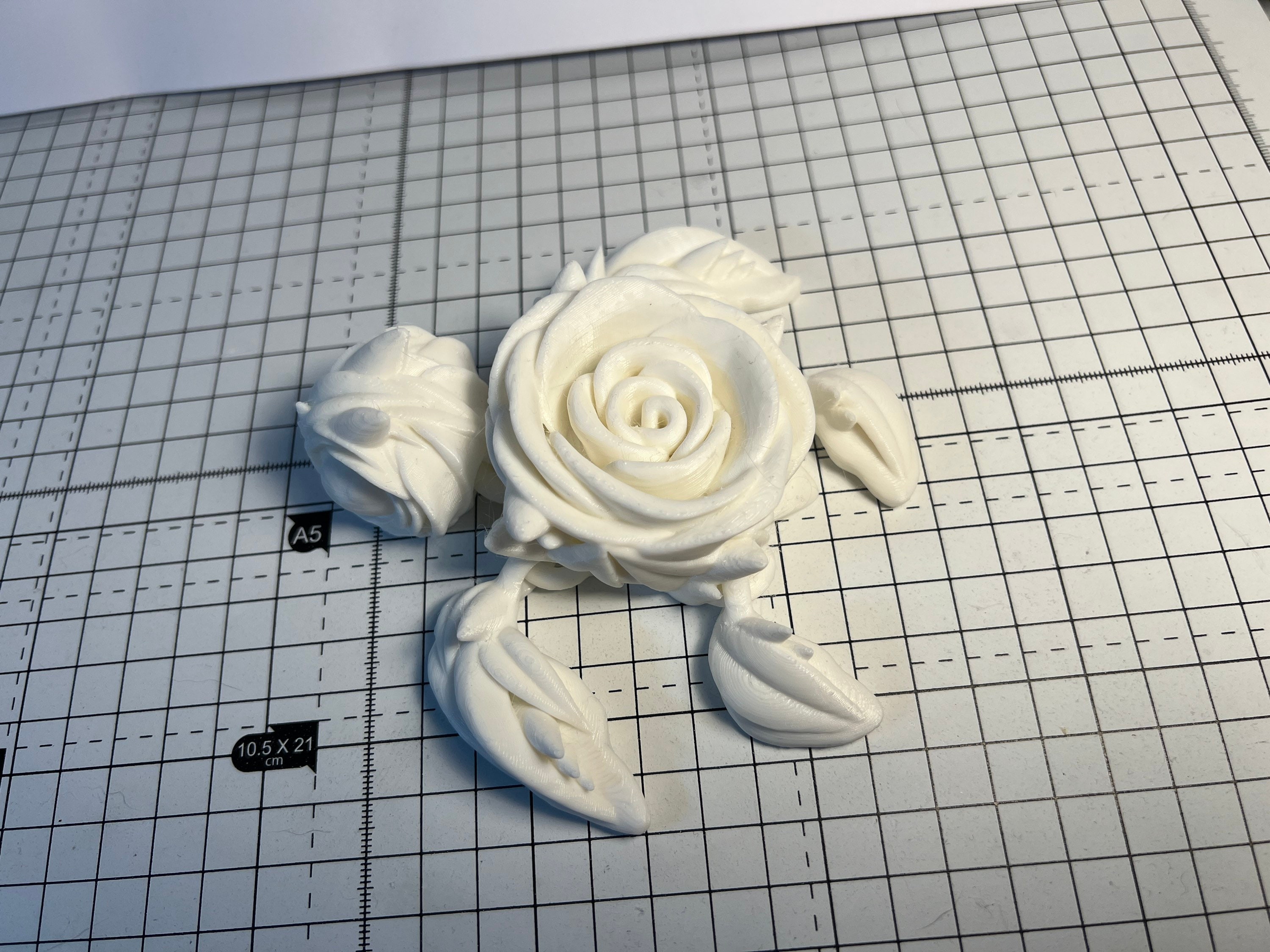 3D Printed Cinderwing Roseurtle rose Turtle - Etsy