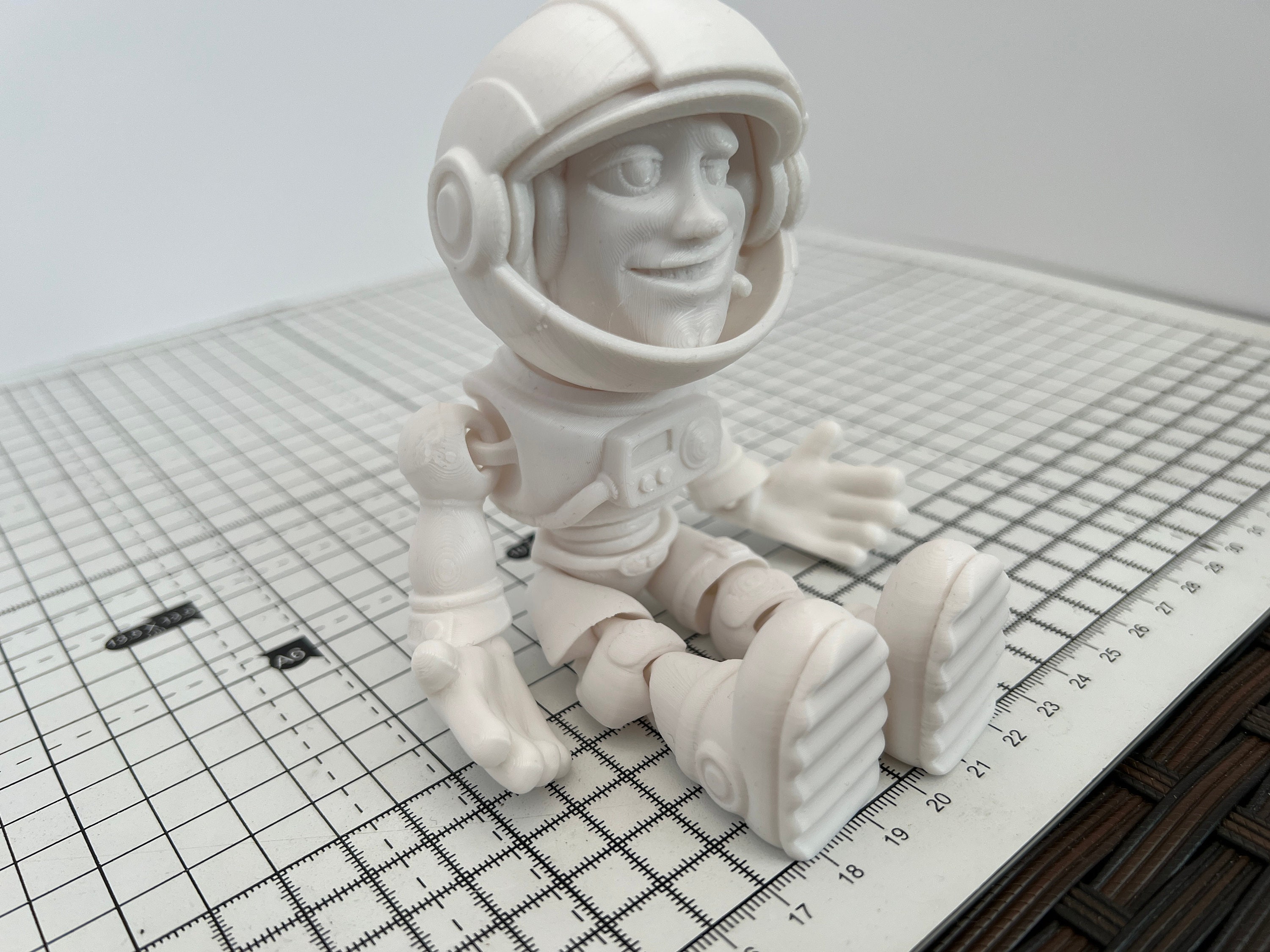 3D Printed Flexi Astronaut Space Man Flexi Factory - Etsy