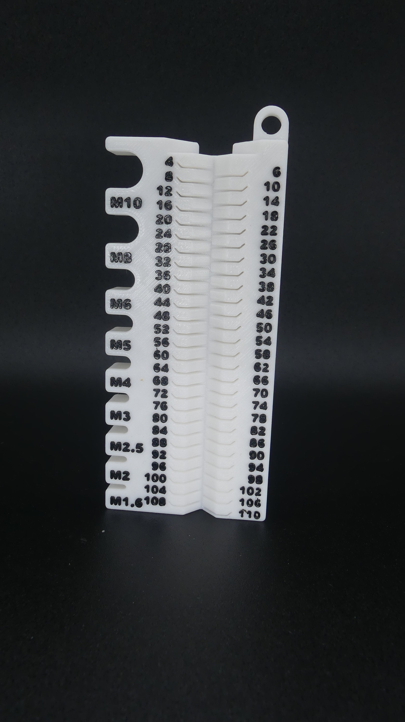 3D Printed Metric Screws/bolts Measuring Tool - Etsy