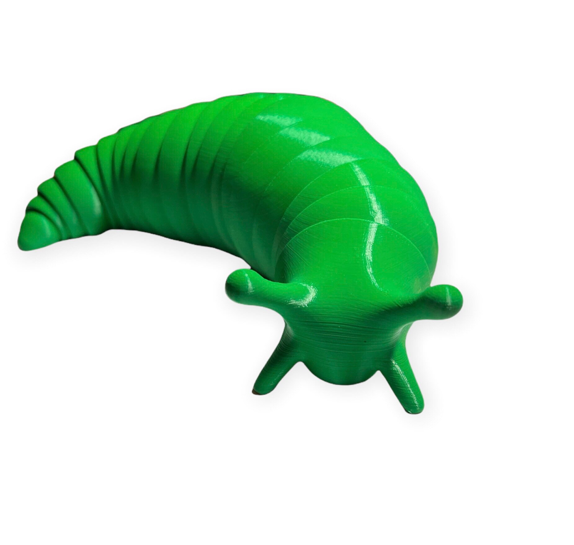 Flexi Mega Slug, 3d Printed, Fidget Toy, 10.8" Articulated Tiktok Slug ...