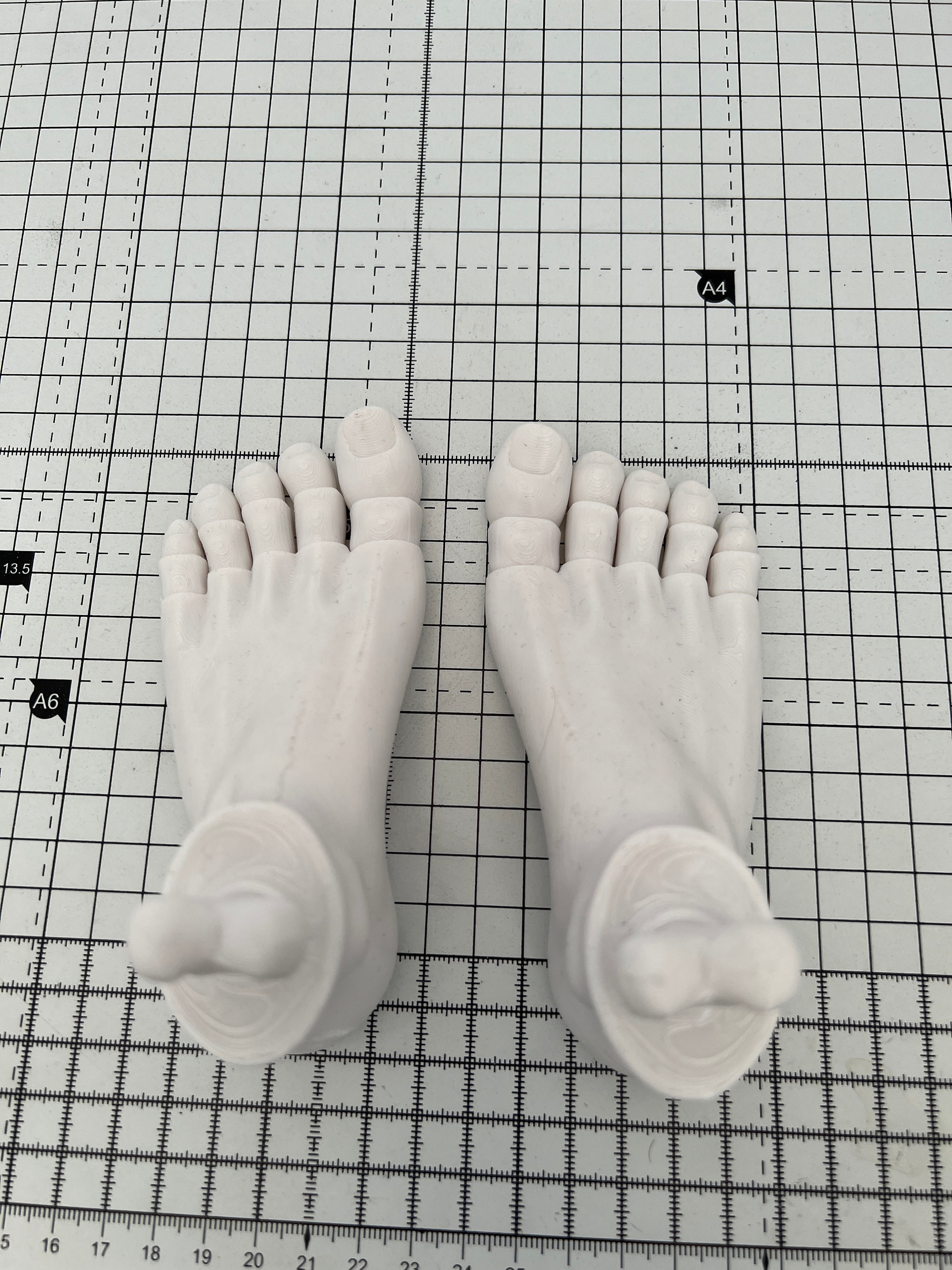 3D Printed Flexi Feet Left and Right Bone Flexi Factory - Etsy