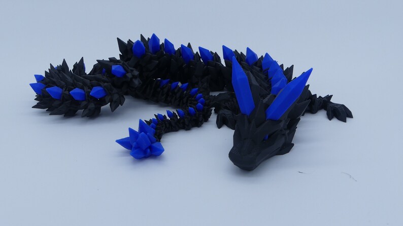 3D Printed Cinderwing Crystal Dragon 2 Colour Full Size 62cm - Etsy