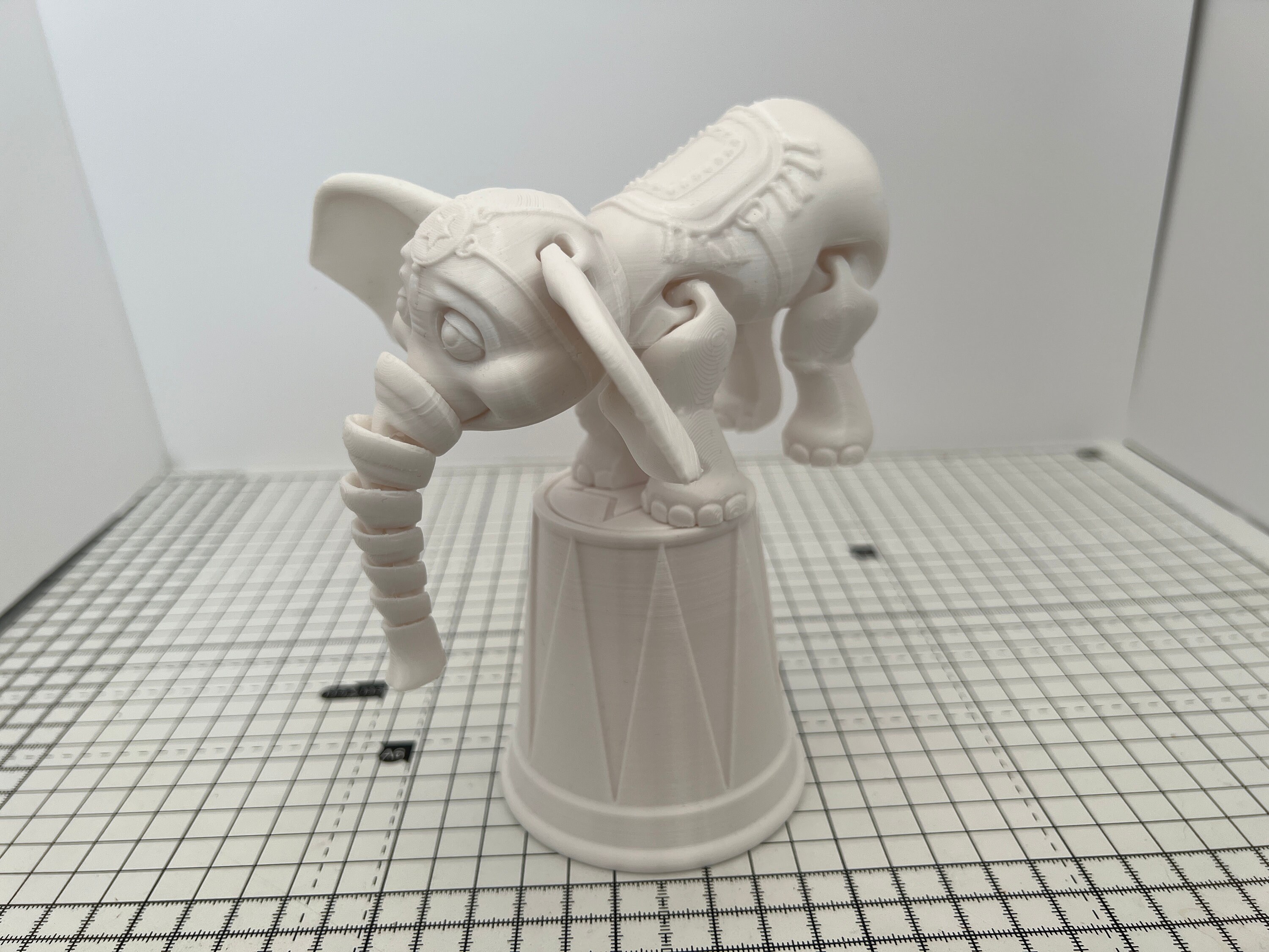 3D Printed Flexi Elephant With Stand Balancing Circus Flexi - Etsy
