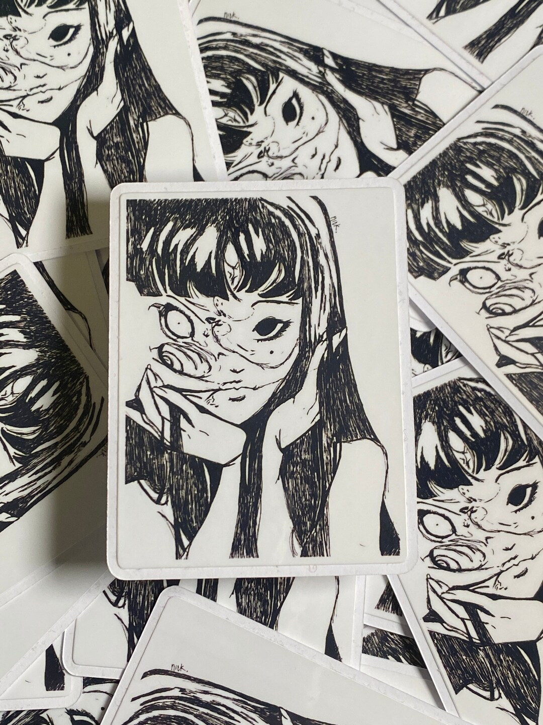 Junji Ito’s Tomie Sticker - Etsy