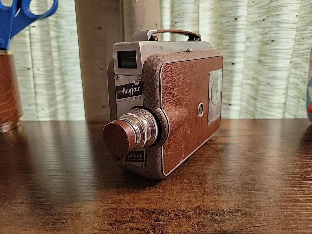 Vintage Keystone Mayfair Magazine K-50 16mm Camera W/wollensak 1 F/2.5 ...