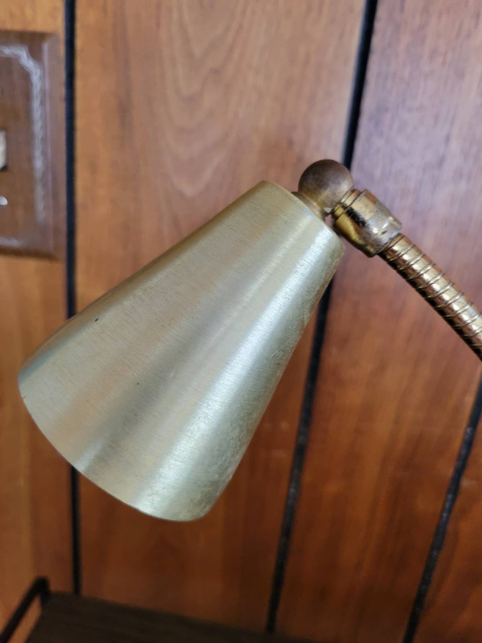 Mid Century Control-lite Gold Desk/task Lamp/light Working - Etsy