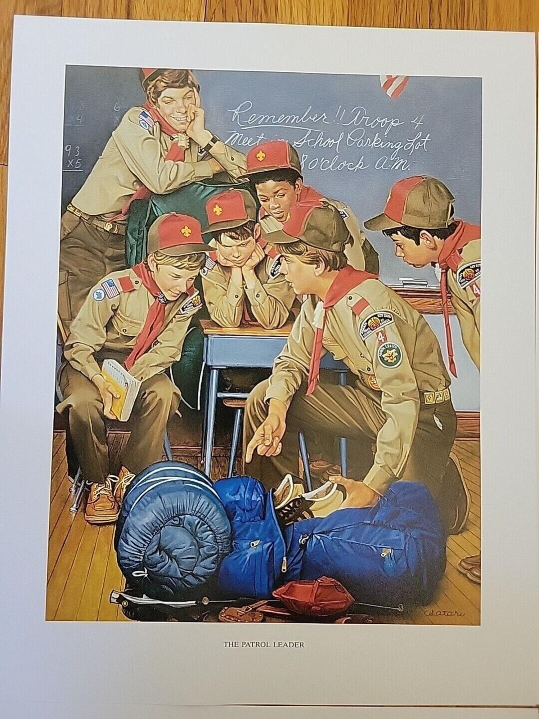 1986 Hoyle Scouting Through the Years Poster/print - the Patrol Leader ...