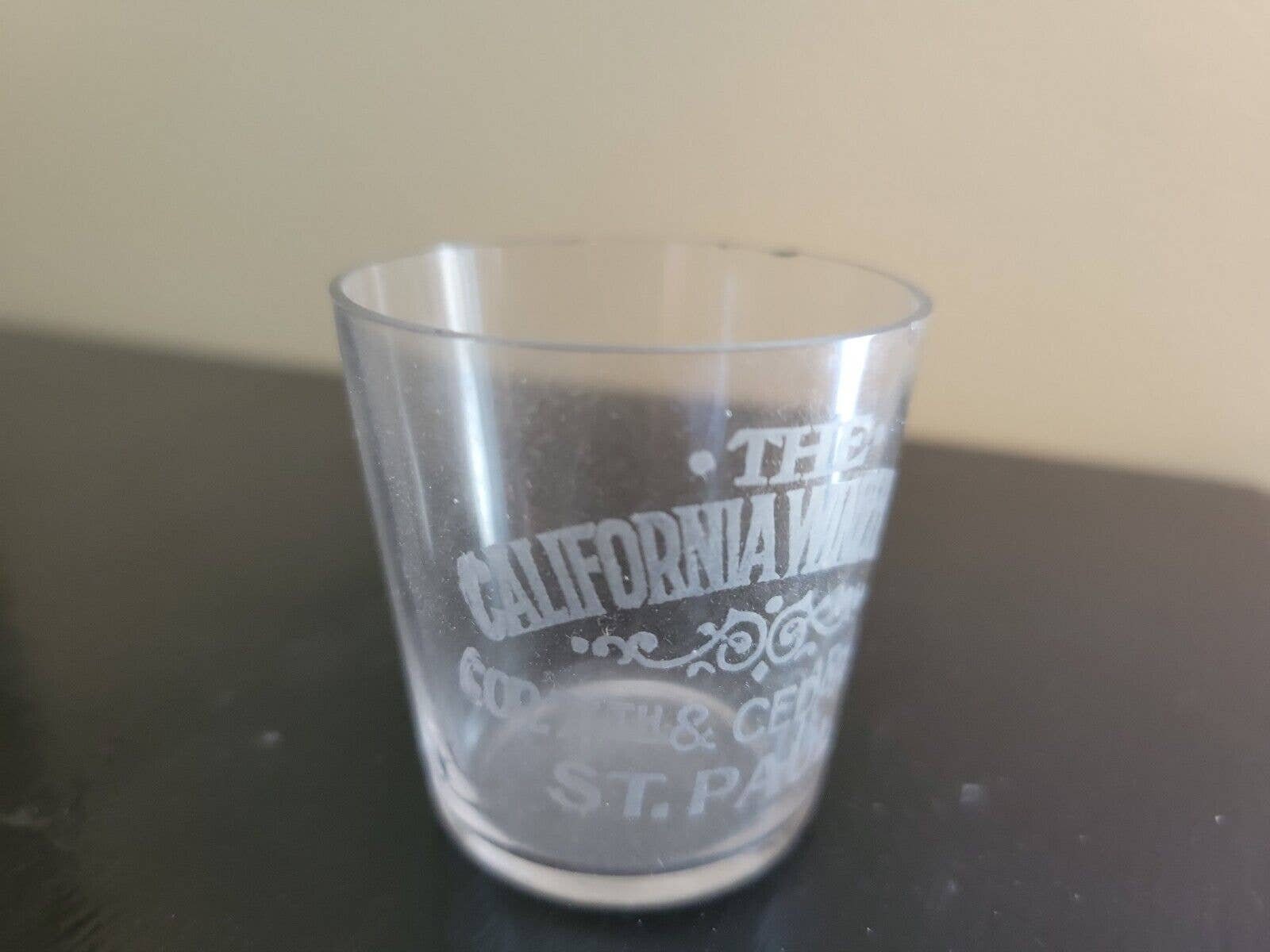 Pre-prohibition Shot Glass - California Wine House - St. Paul, MN - 7th ...
