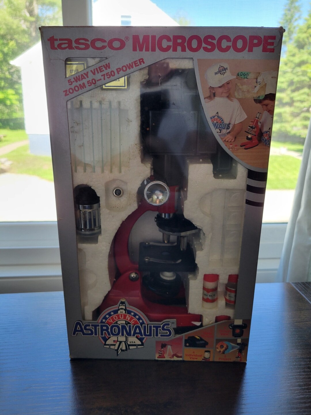 1986 Tasco YM750ZF - 5-way View - 50 to 750 Power Zoom Microscope ...