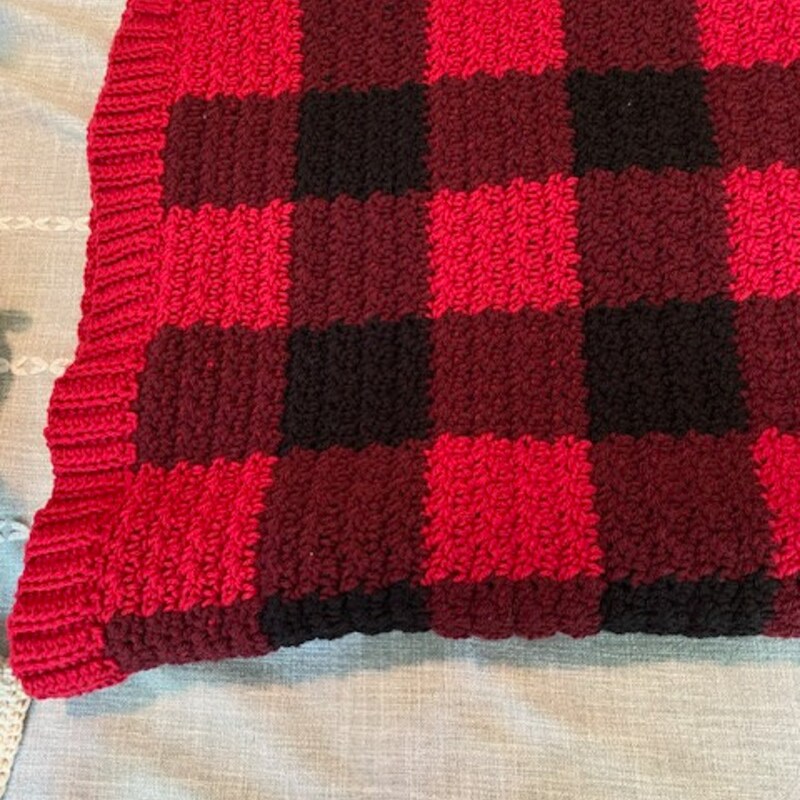 Red Buffalo Check - Etsy