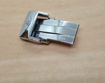 Boucle ardillon en acier inoxydable de 20 mm pour montres breitling ...