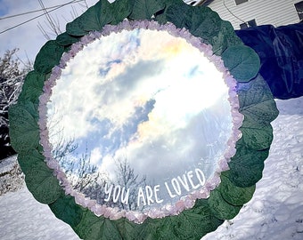 12 Inch Round Mirror - Etsy