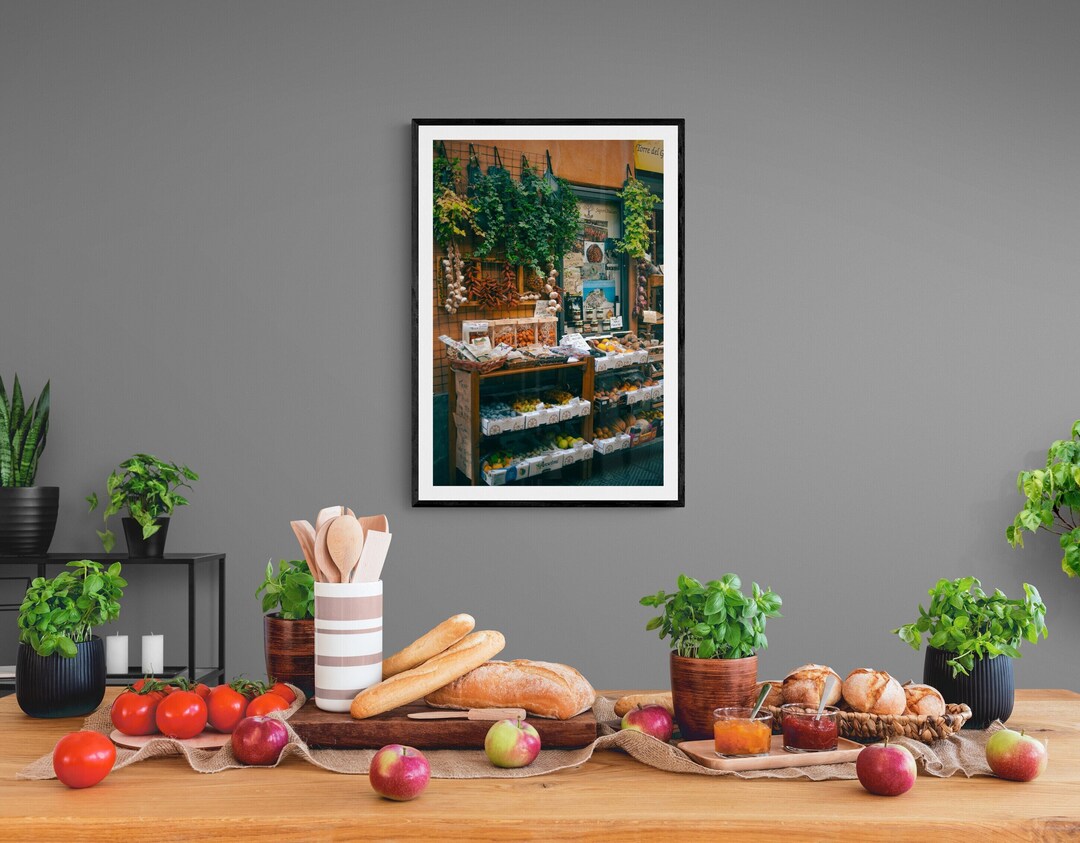 Fresh Produce Wall Print, Italian Produce, Vegetable Wall Art, Italian ...