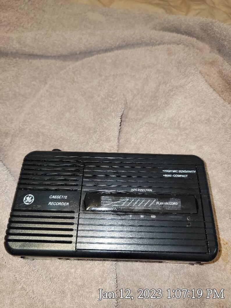 GE Handheld Cassette Recorder - Etsy