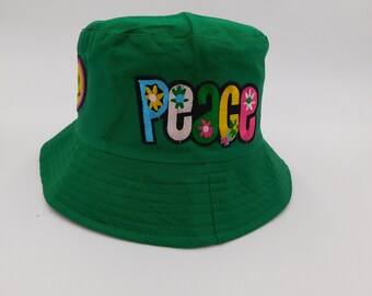 Peace Bucket Hat Men - Etsy