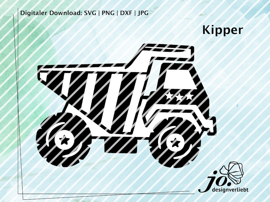 Plotterdatei kipper in Svg Png Dxf Jpg Kipper - Etsy