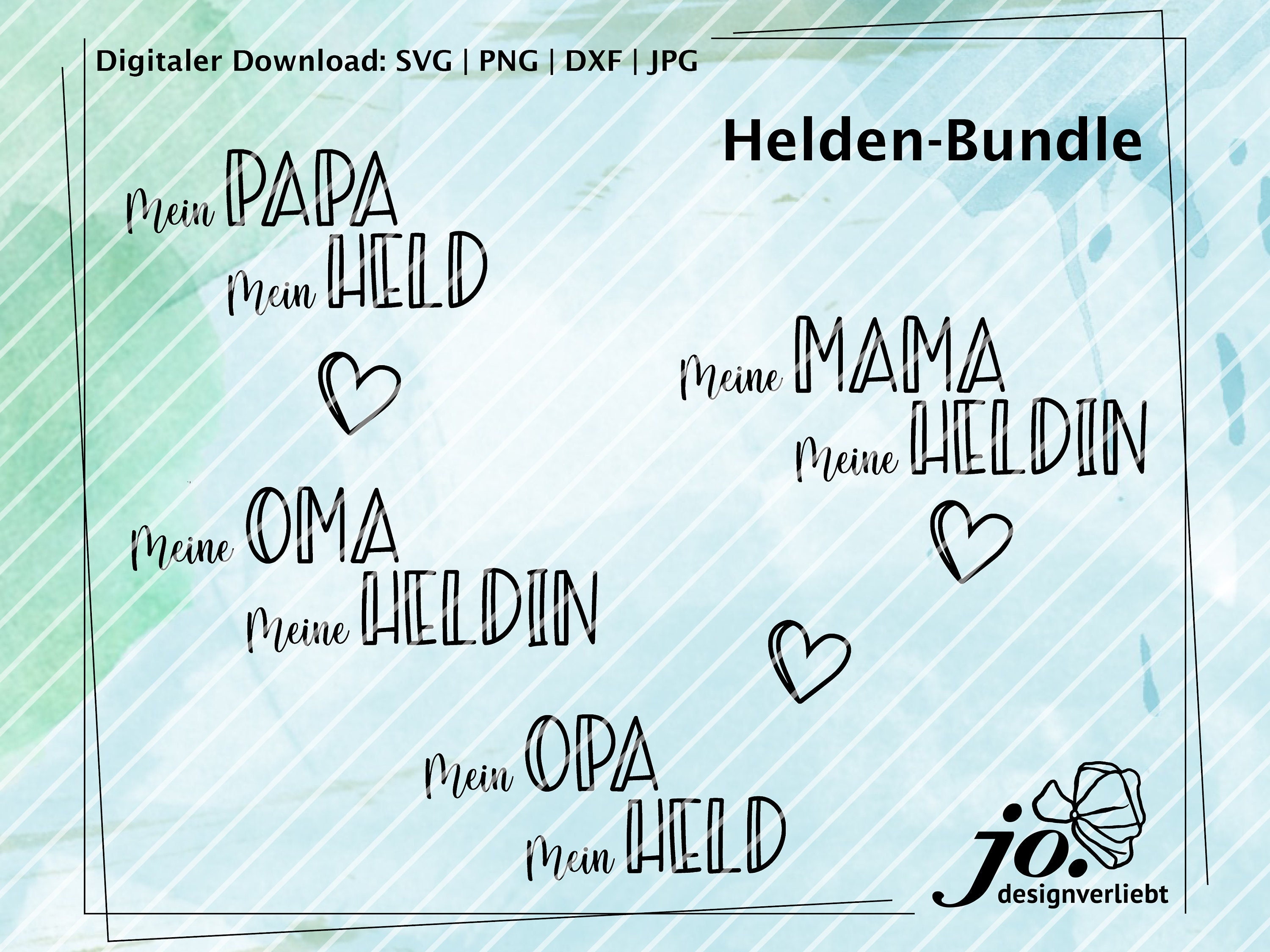 Plotterdatei Helden-Bundle in svg png dxf jpg Mein Papa - Etsy.de