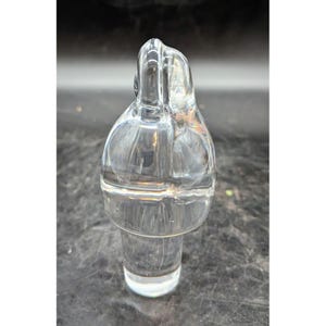 Holmegaard Art Glass Eskimo Inuit Lead Crystal Figure Signed Danish 4 ...