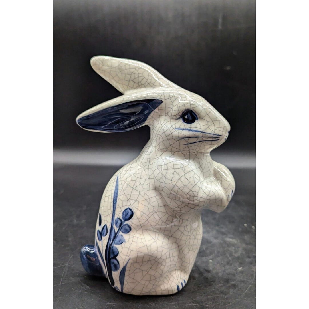 The POTTING SHED Dedham Pottery Bunny Rabbit Figurine Home Decor - Etsy