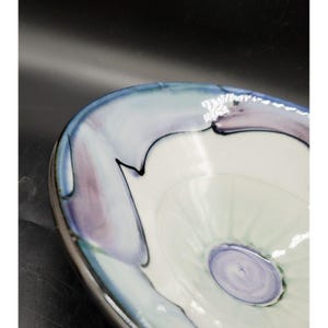 Susan Filley Studio Art Pottery Bowl Blue Green Violet Brown Ceramic ...