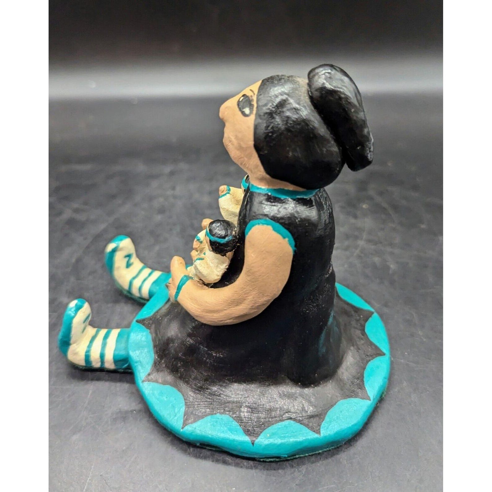 Vintage Native American Storyteller Doll Pueblo Tribal Signed Vintage 5 ...
