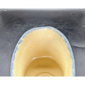 Vintage Studio Art Pottery Spongware Blueberry Pitcher 7" Maine Signed ...