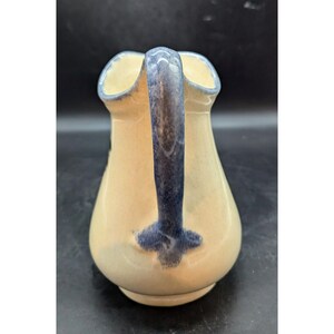 Vintage Studio Art Pottery Spongware Blueberry Pitcher 7" Maine Signed ...