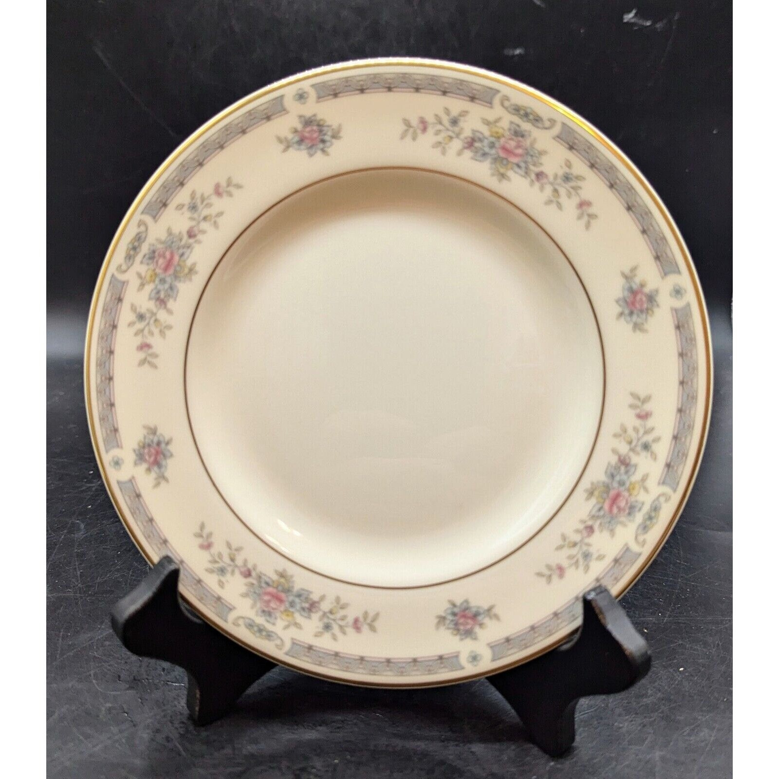 Set of 4 Vintage Royal Doulton Rebecca Bread Butter Plate 561825 Flower ...