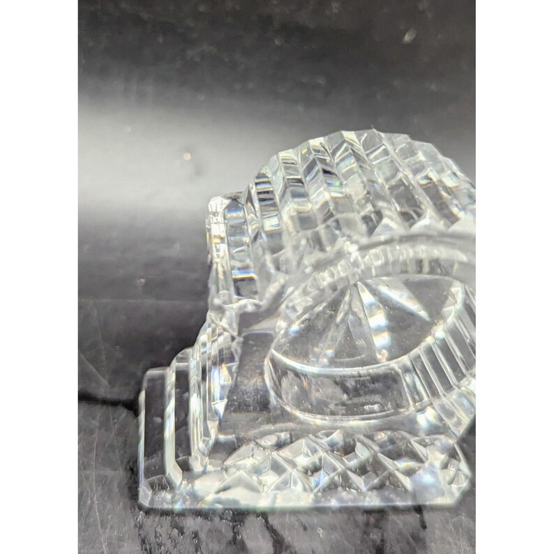 Vintage Waterford Crystal Small Mantle Desk Clock Casing 2.5" Ireland ...