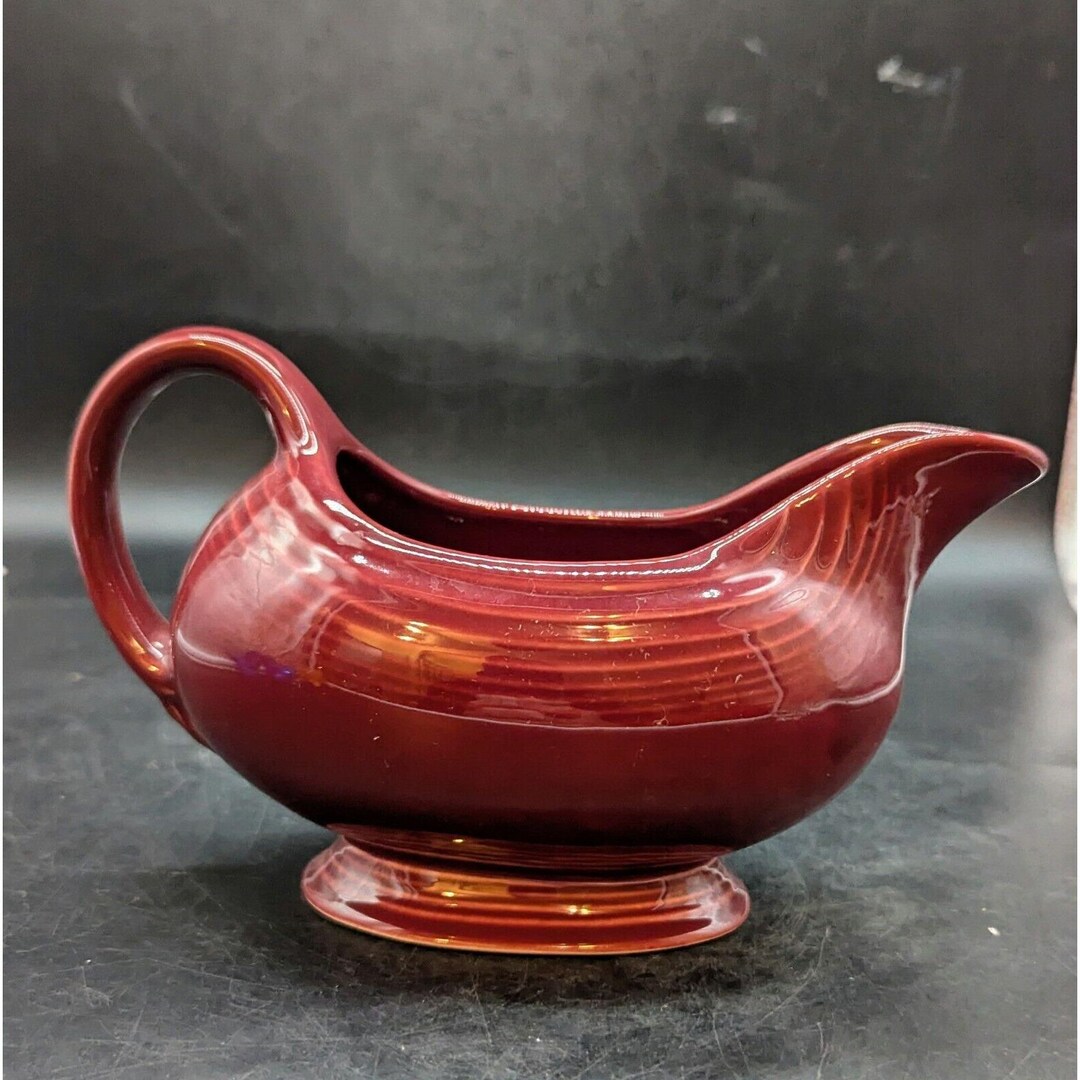 Fiesta Ware Scarlet Red Gravy Boat Fiestaware Sauce Homer Laughlin - Etsy