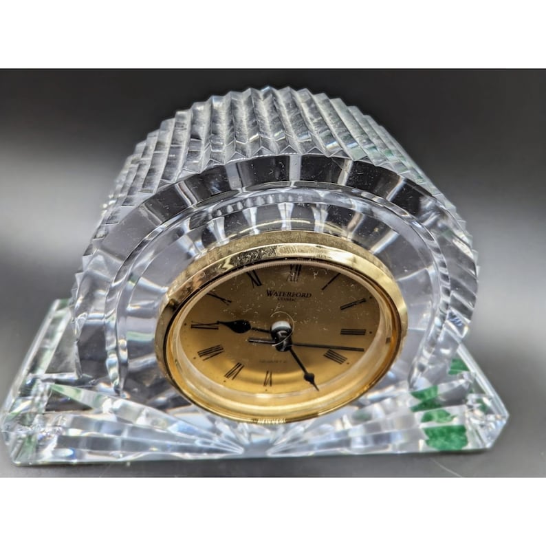 Vintage Waterford Crystal Wharton Mantel Clock Untested 7" - Etsy