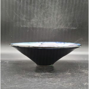 Susan Filley Studio Art Pottery Bowl Blue Green Violet Brown Ceramic ...