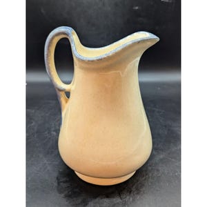 Vintage Studio Art Pottery Spongware Blueberry Pitcher 7" Maine Signed ...