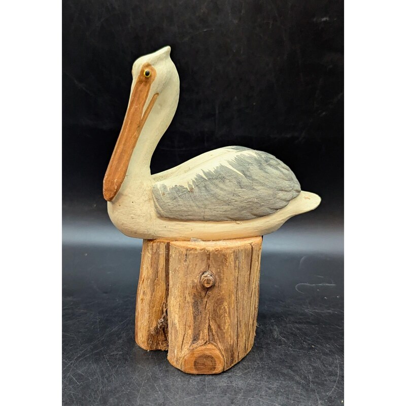 Wood Pelican - Etsy