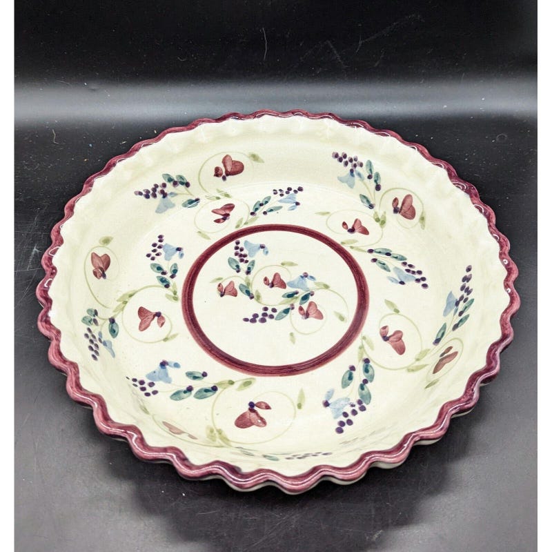 Ceramic Pie Plate - Etsy