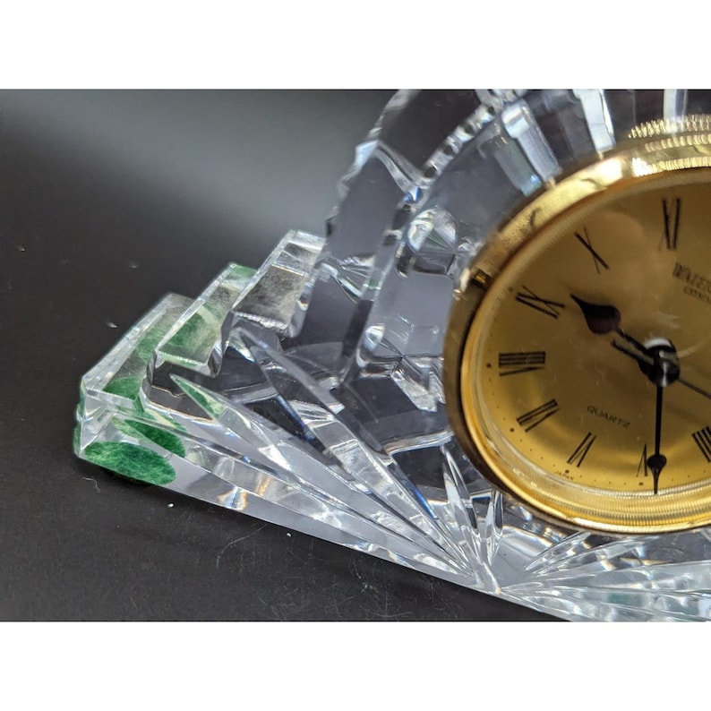 Vintage Waterford Crystal Wharton Mantel Clock Untested 7" - Etsy