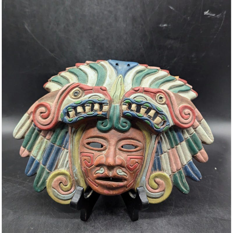 Mayan Mask - Etsy