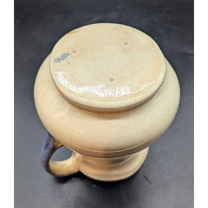 Vintage Studio Art Pottery Spongware Blueberry Pitcher 7" Maine Signed ...