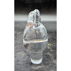 Holmegaard Art Glass Eskimo Inuit Lead Crystal Figure Signed Danish 4 ...