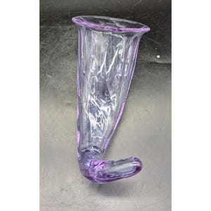Vintage Duncan Miller Alexandrite Neodymium Glass Cornucopia Horn 10.75 ...