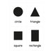 Shape Flashcards, Shape Matching, Shapes 2D - Etsy UK