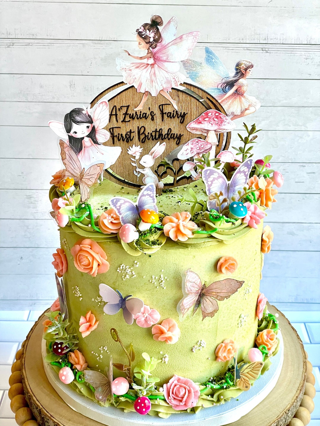 Fairy First Birthday Cake Topper/cake Topper/fairy Cake Topper/one Cake ...