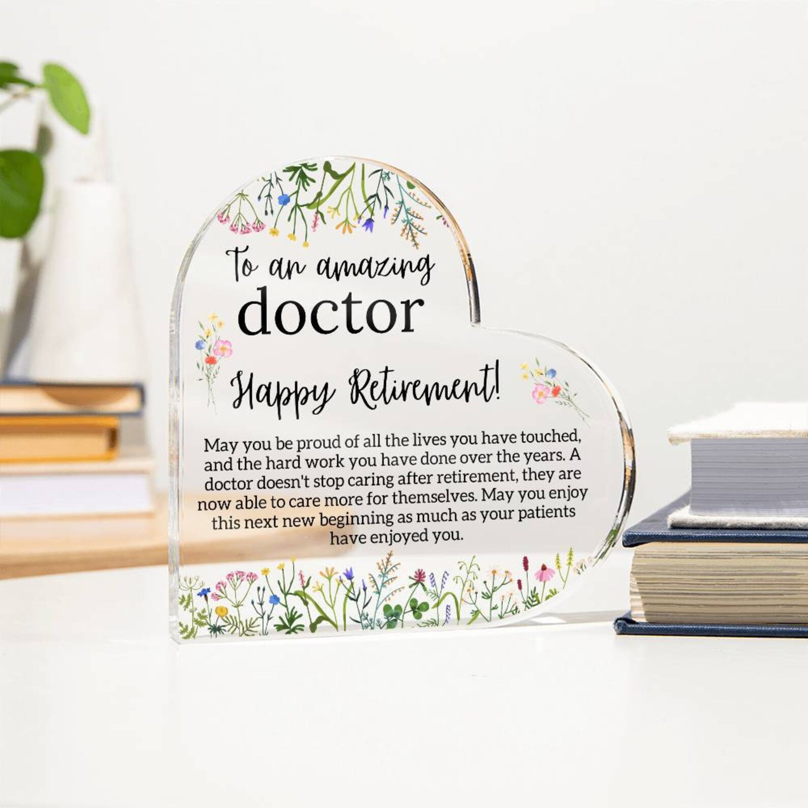 Retiring Doctor Gifts Plaque - Gifts for Retired Doctor Retirement ...