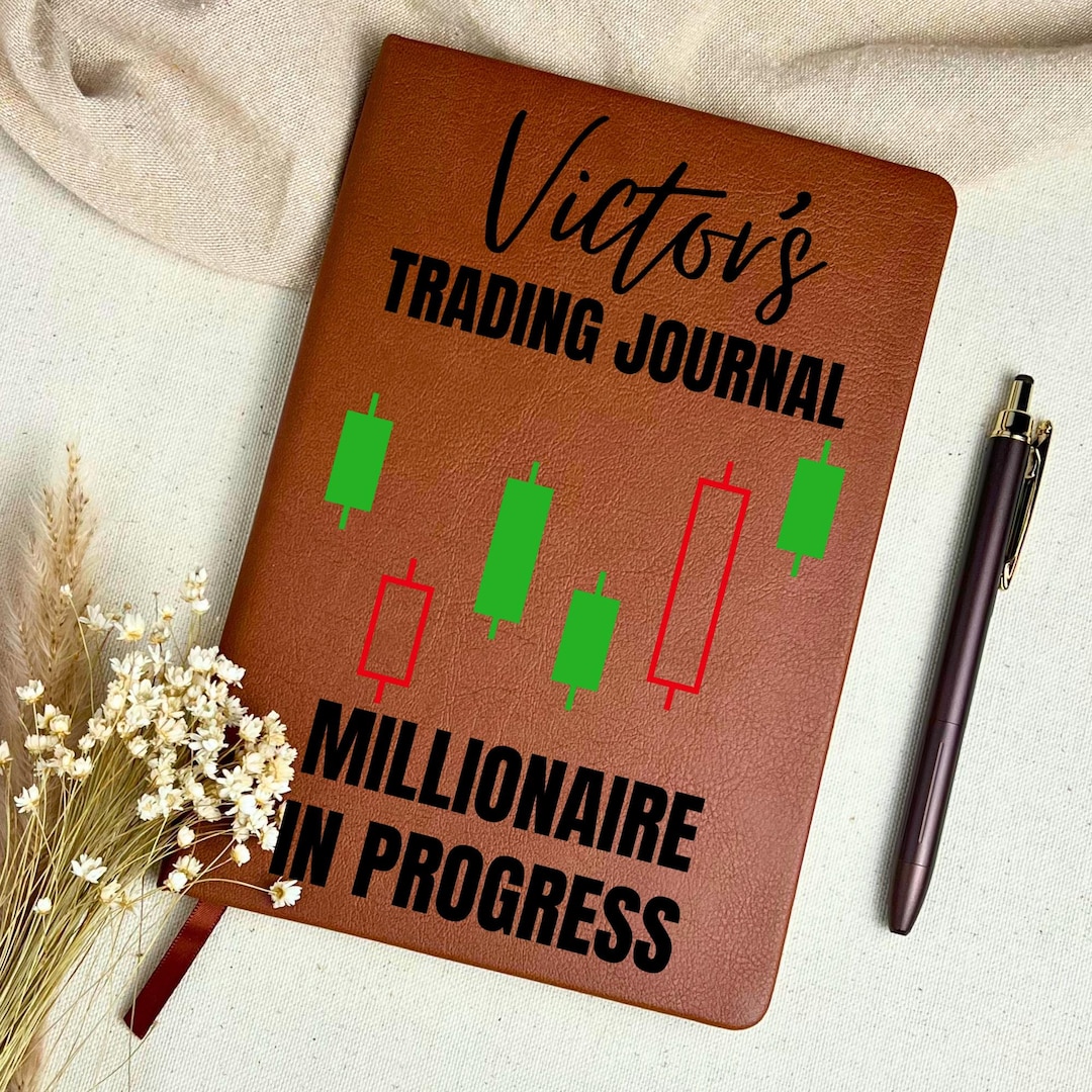 Personalized Trading Log - Market Finance Gift, Trader Journal Gift for ...