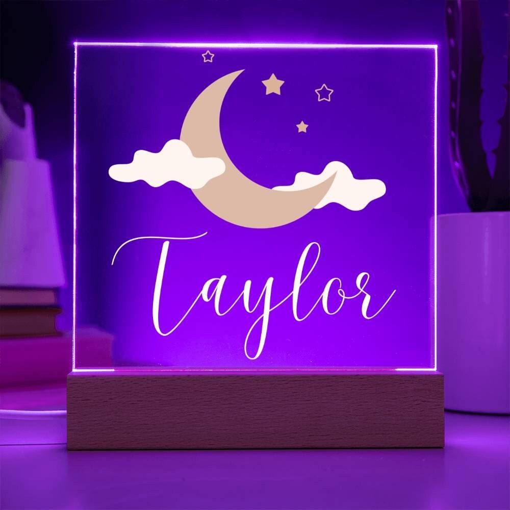 Kids Night Light, Custom Night Light, Nightlight, Personalized Night ...