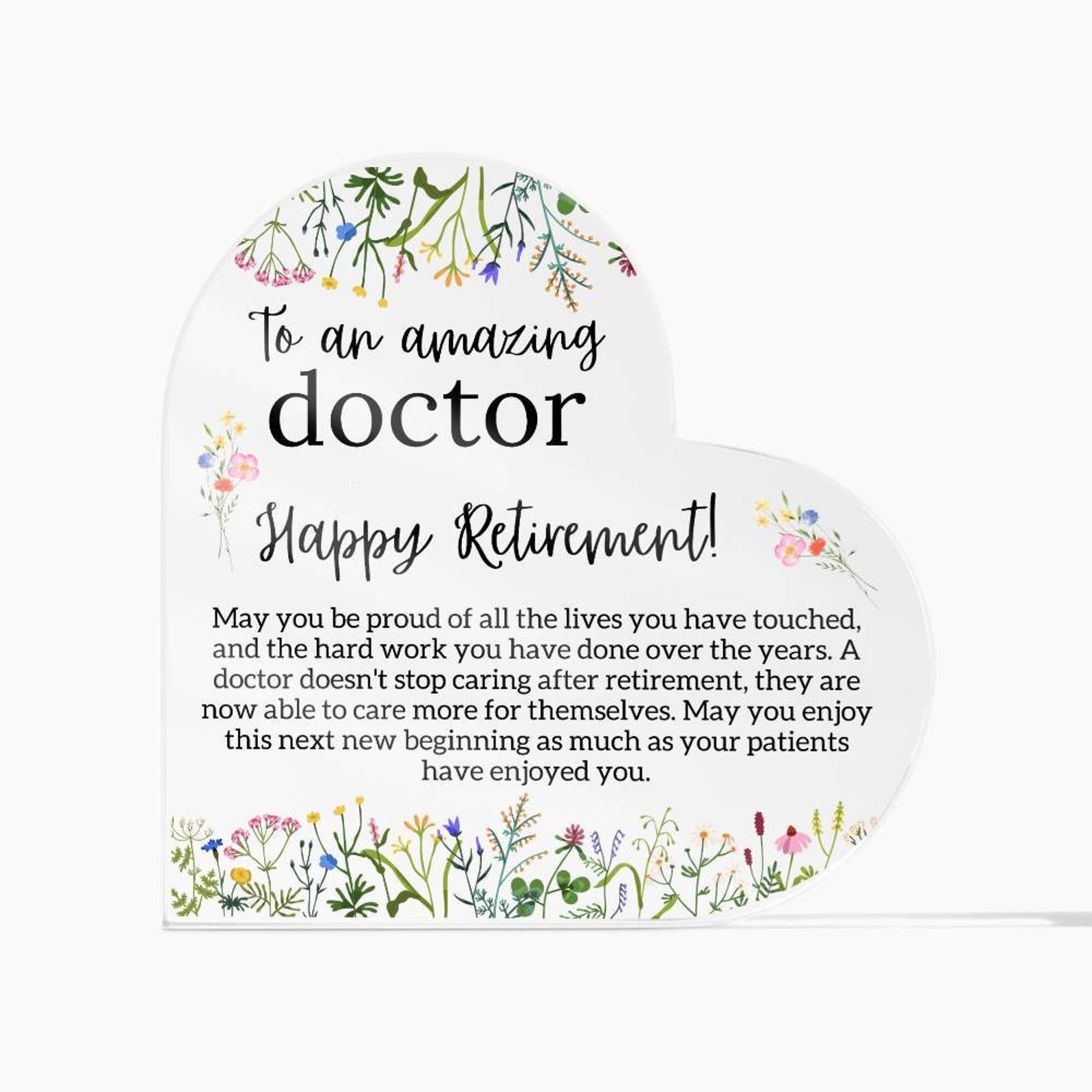 Retiring Doctor Gifts Plaque - Gifts for Retired Doctor Retirement ...